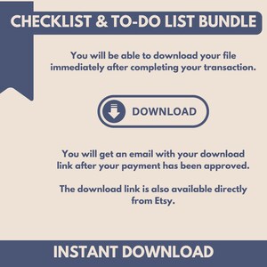 To-do-list Checklist Bundle | 10 X Printable A4 Planners | Daily ...