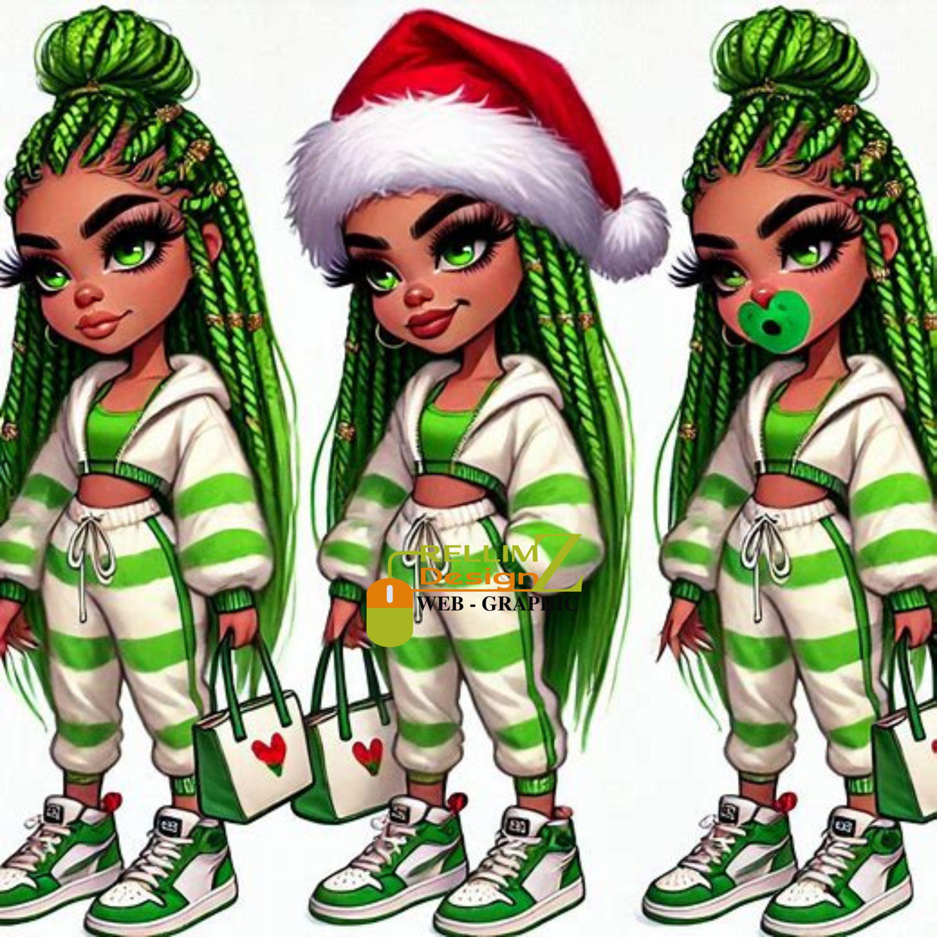 34 Digital Photos: Cartoon Style Oil Painting of African American ...