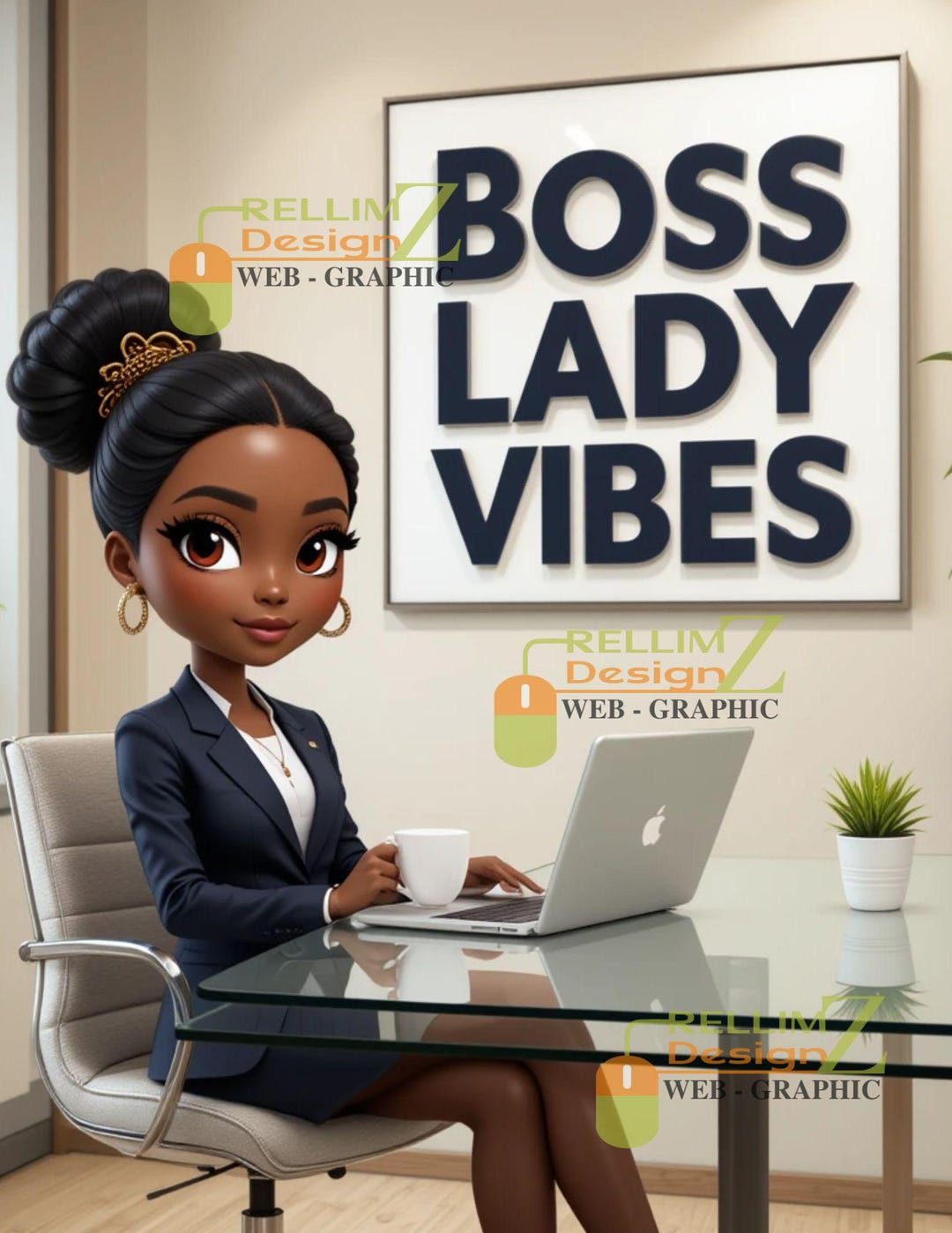 Boss Lady Journal Covers: Motivational Planner Designs (digital ...