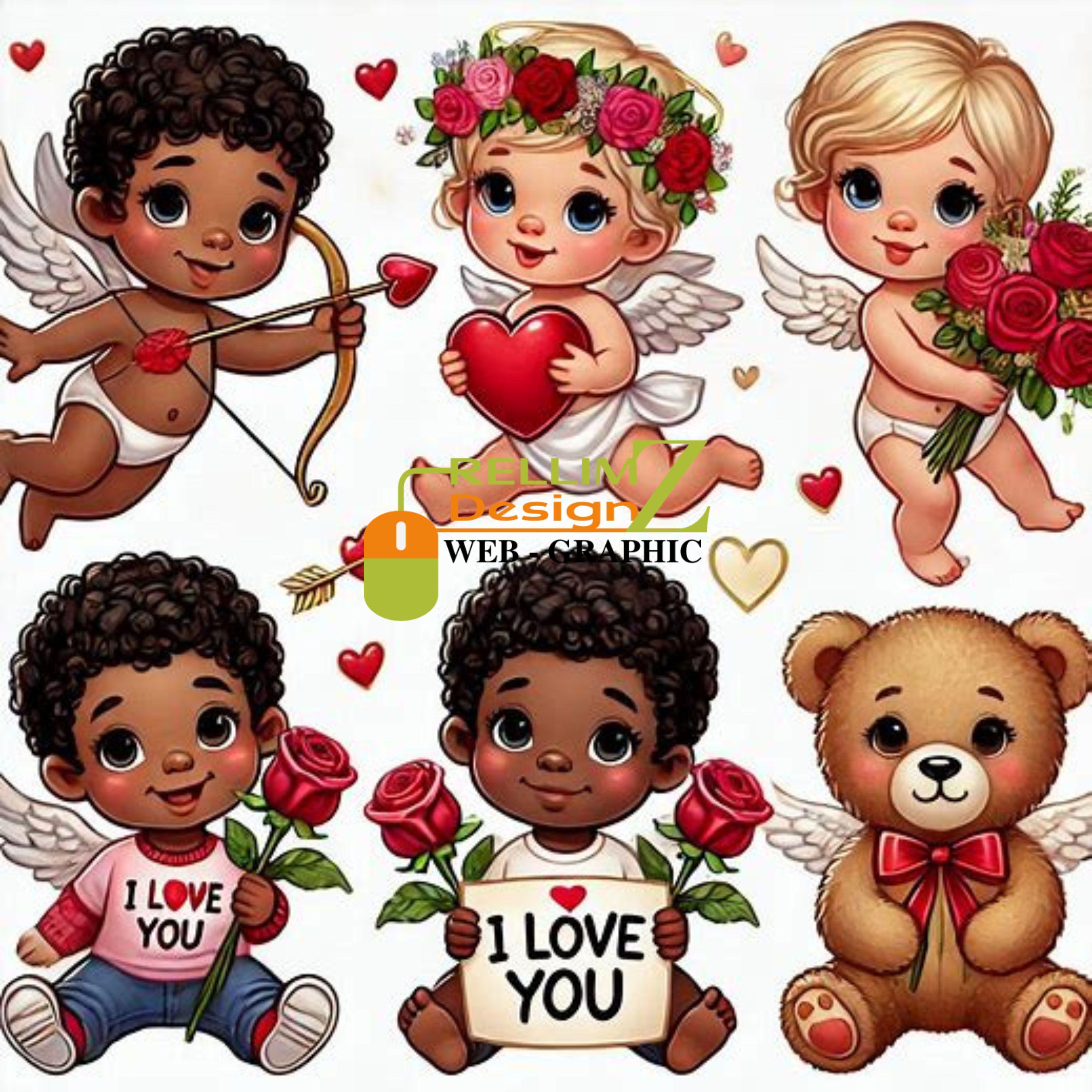 Valentine's Day Clip Art - 40 Unique Variations for All Your Creative ...