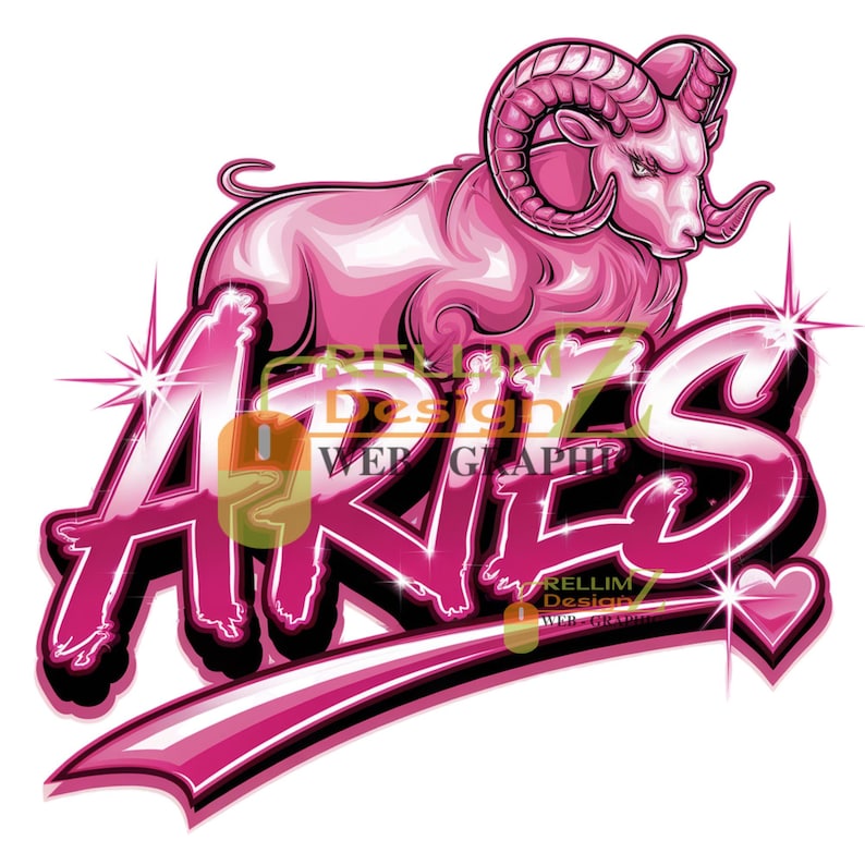 17 Designs: Ignite Your Spirit With These Bold Aries Zodiac 3d-style ...