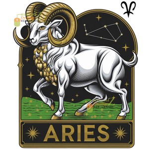 17 Designs: Ignite Your Spirit With These Bold Aries Zodiac 3d-style ...