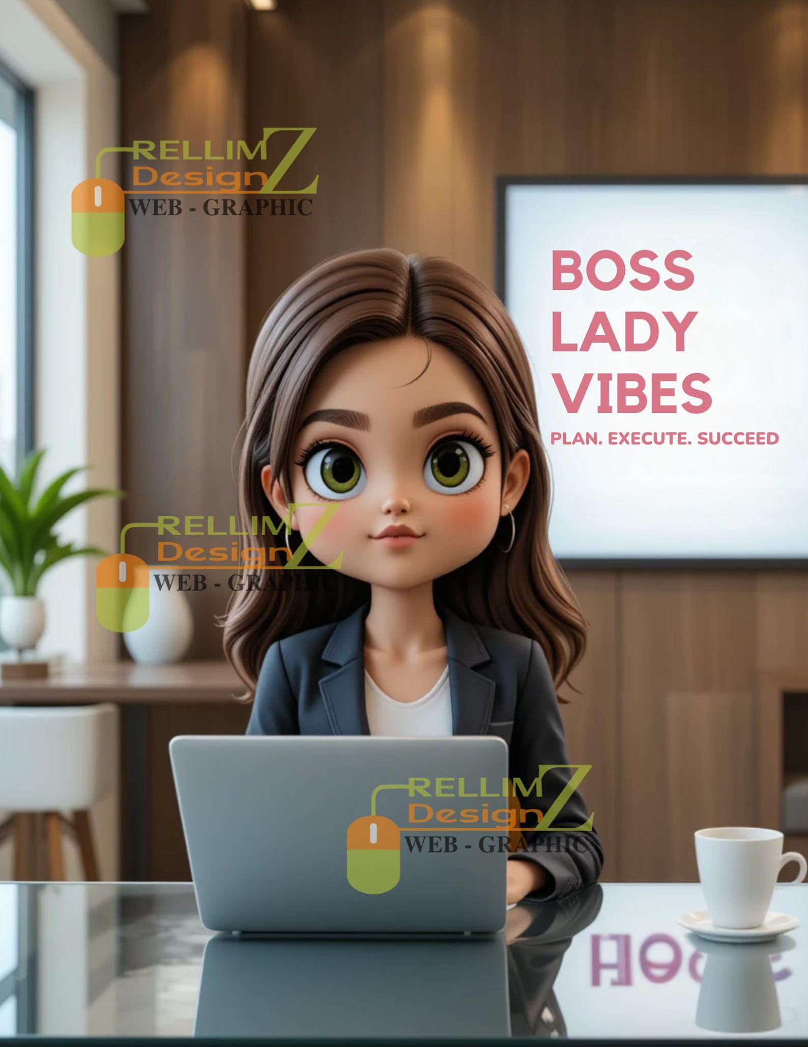 Boss Lady Journal Covers – 6 Printable Designs – Instant Download ...