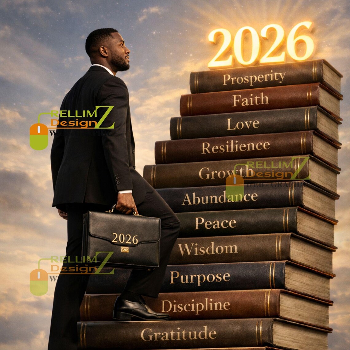 2026 Inspirational Digital Image | Faith & Success Visual | Diverse ...