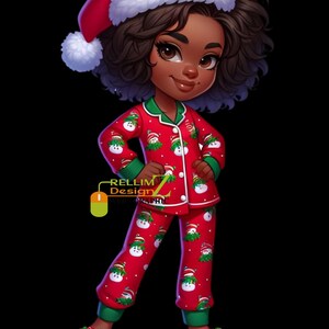 15 African American Grinch Family and Couple in Christmas Pajamas ...