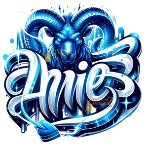 17 Designs: Ignite Your Spirit With These Bold Aries Zodiac 3d-style ...
