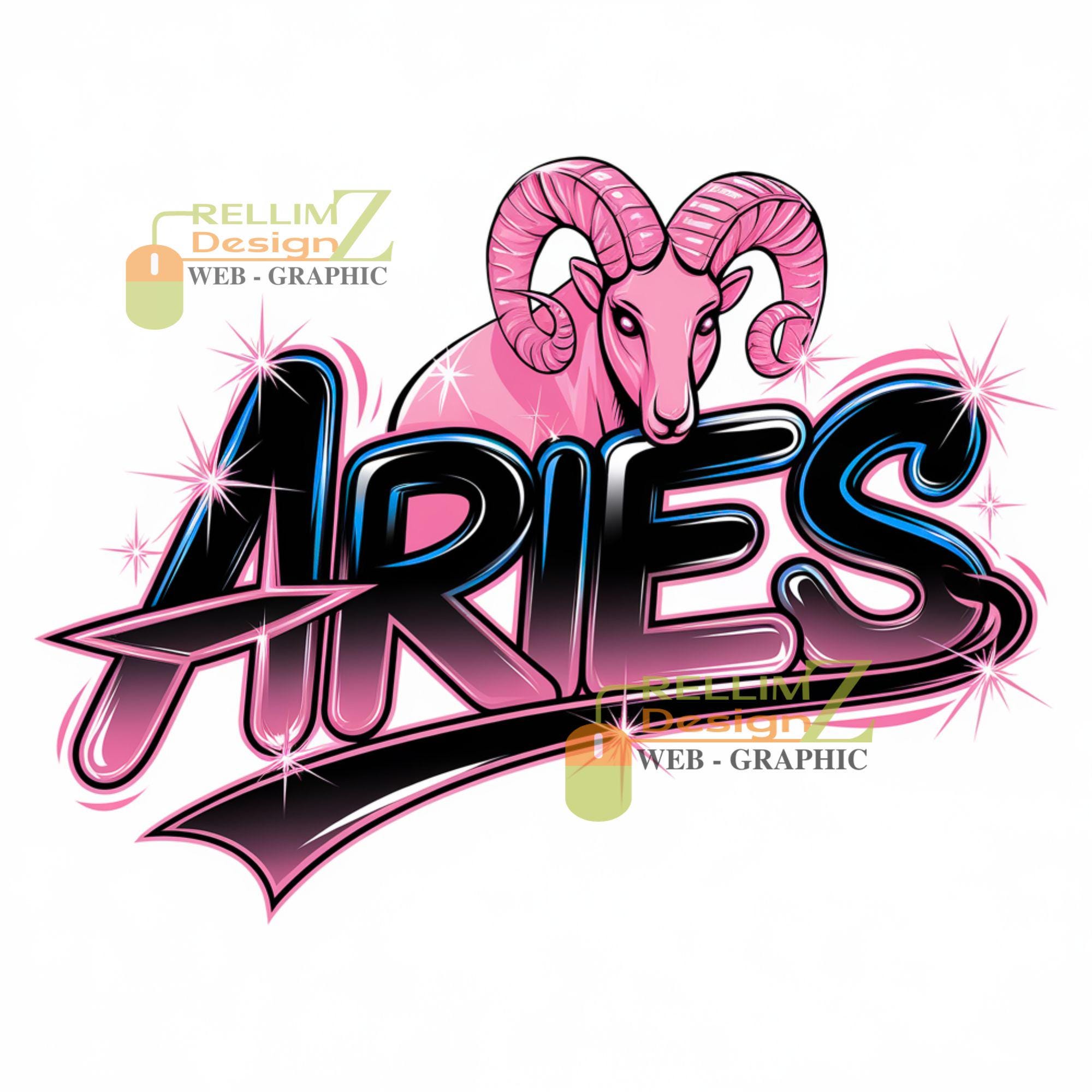 17 Designs: Ignite Your Spirit With These Bold Aries Zodiac 3d-style ...