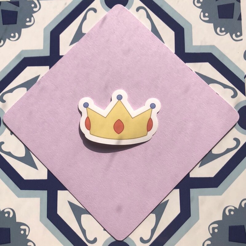 Crown Sticker - Etsy