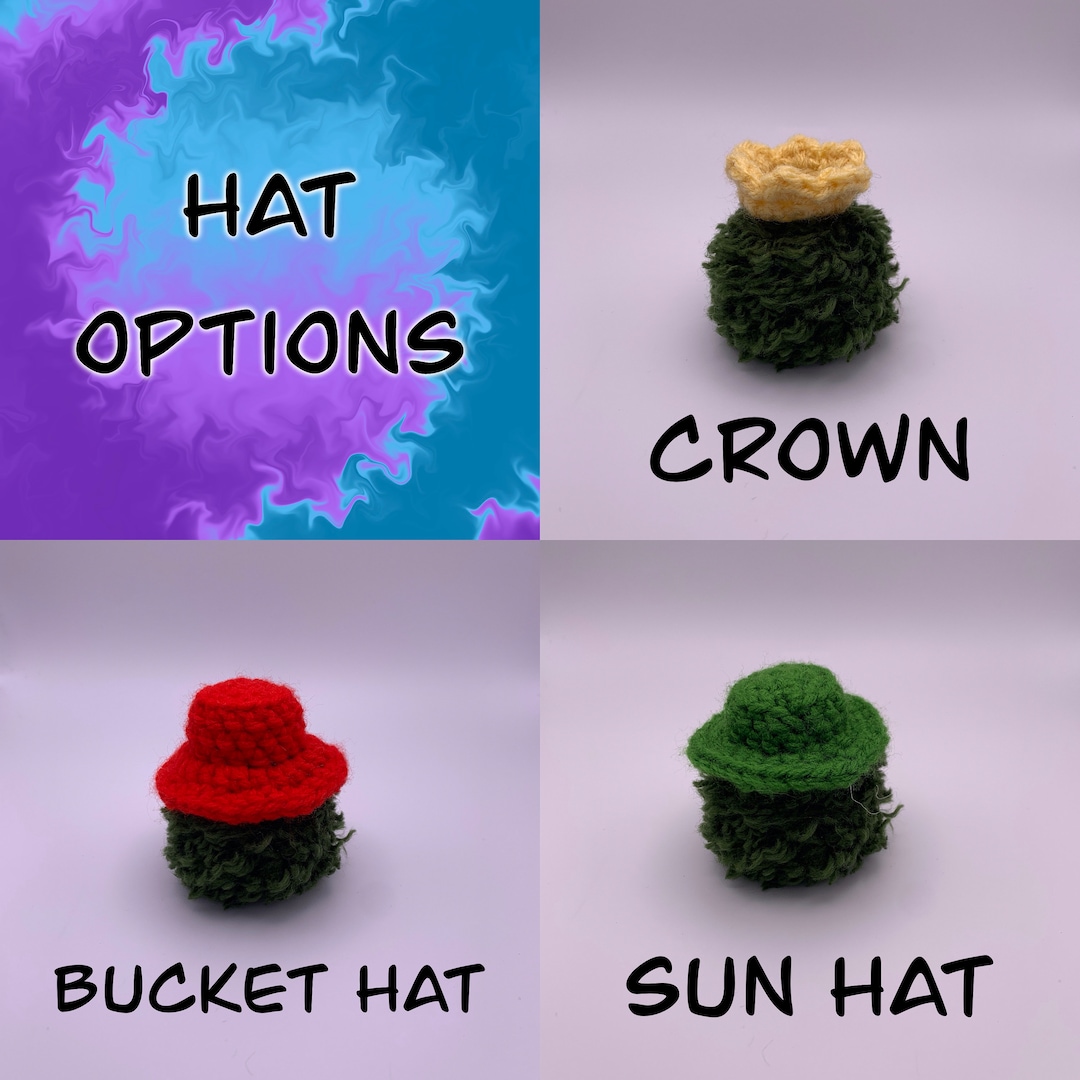 HATS for Crochet Pet Moss Ball Crochet Pet, Moss Ball Pet, Moss Ball ...