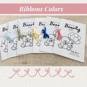 Baby Shower Activity Book Page Coloring Fun Kids Entertainment Child ...