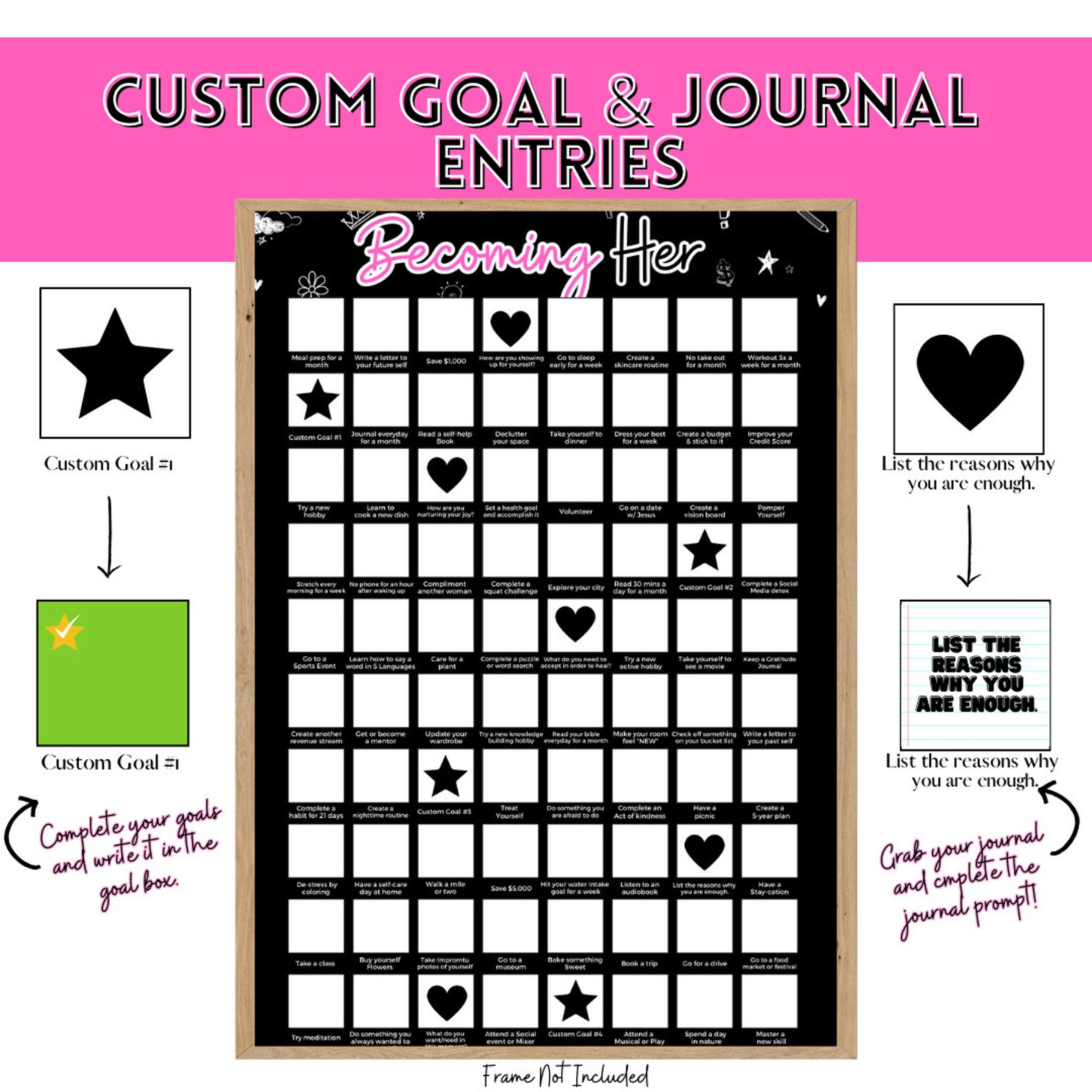 Becoming HER Challenge Poster - Etsy