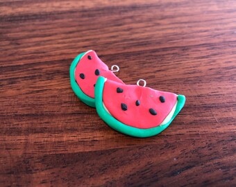 Watermelon Charm | Etsy