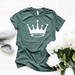 Crown Tee Gift, Crown Tee, Pageant T-shirts Queen and Crown Tee, Queen ...