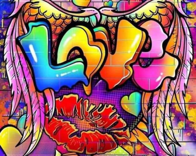 LOVE Graffiti - Etsy