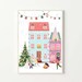 Winter Wonderland Seasonal Decor, Pink Christmas Decor Winter Wall Art ...