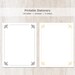 Minimalist Printable Stationery, Simple Writing Paper, Lined & Unlined ...