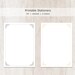 Minimalist Printable Stationery, Simple Writing Paper, Lined & Unlined ...