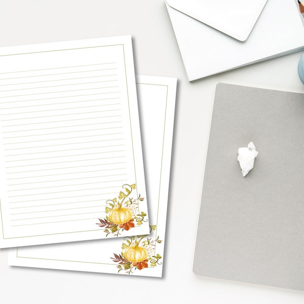 Minimalist Printable Stationery, Simple Writing Paper, Journal Paper ...