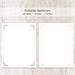 Minimalist Printable Stationery, Simple Writing Paper, Lined & Unlined ...