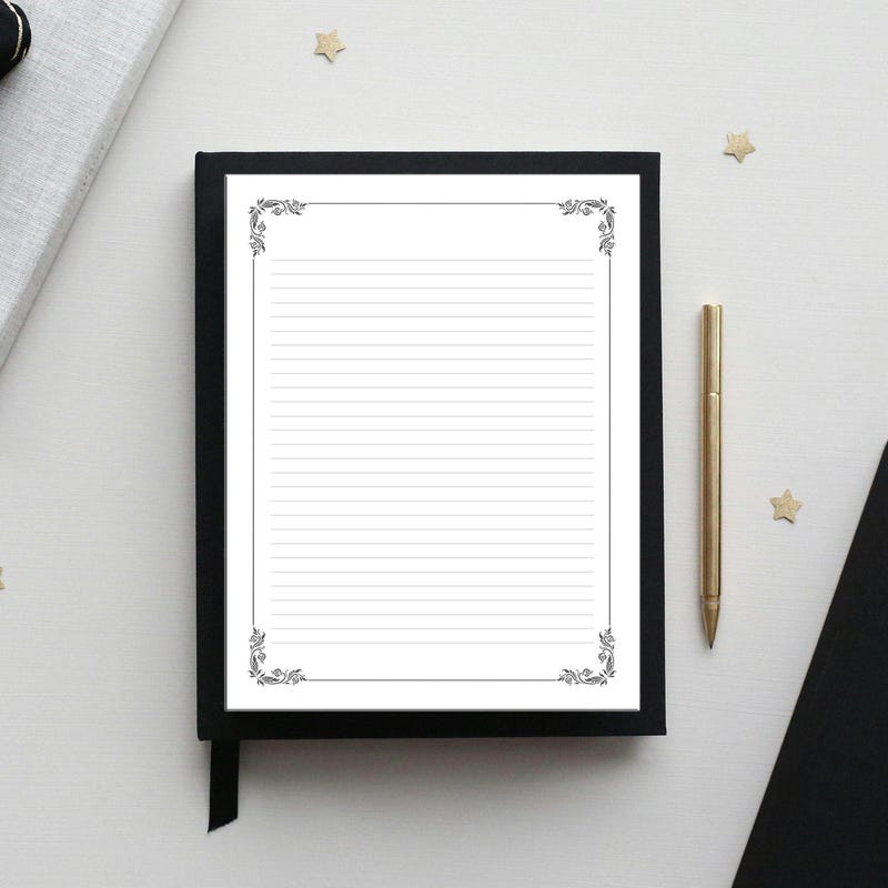 Writing Paper - Etsy