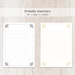 Minimalist Printable Stationery, Simple Writing Paper, Lined & Unlined ...