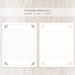 Minimalist Printable Stationery, Simple Writing Paper, Lined & Unlined ...
