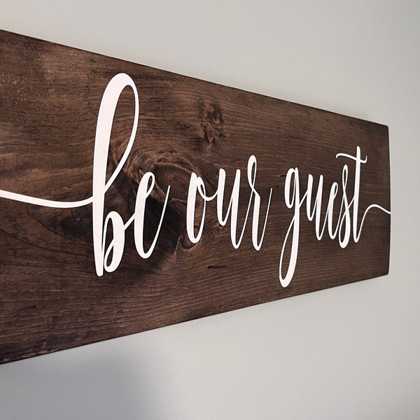 Be Our Guest Sign - Etsy