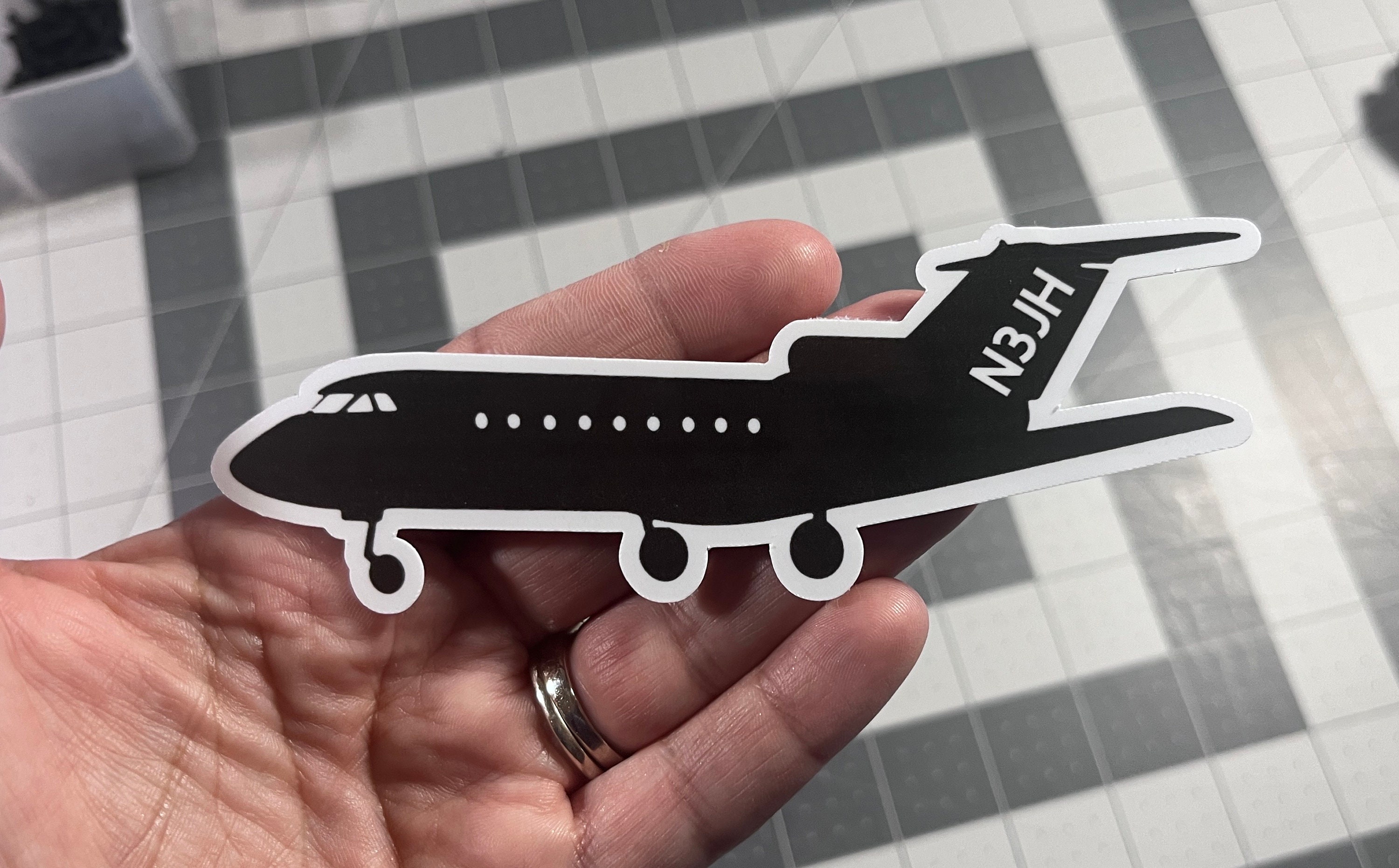 Custom Aircraft Tail Number Stickers, Helicopter Airplane Decal, Pilot Gifts, Aviation Gifts ...