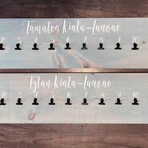 School Picture Board With Metal Clips Wood Personalized K-12 - Etsy