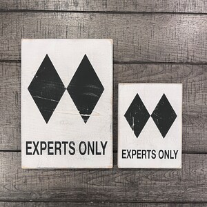 Ski Trail Difficulty Signs, Mountain Trail Markers, Ski Lovers Gifts ...