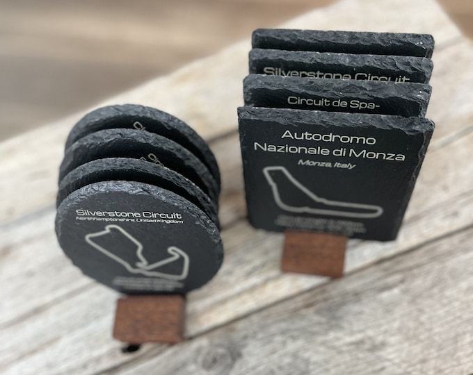 Formula 1 Circuit Inspired Drink Coasters | 3D Printed Coaster Set Gift ...