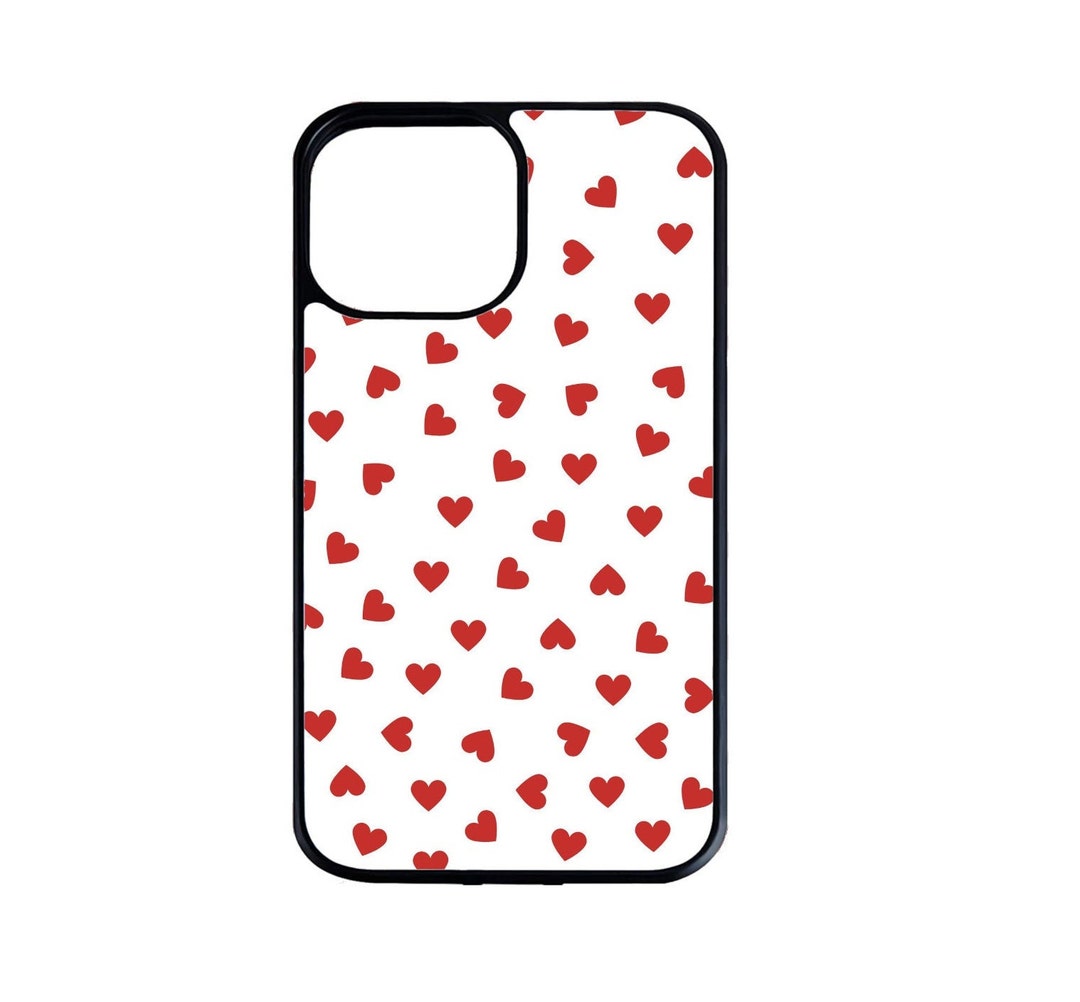 Small Red Heart Phone Case - Etsy
