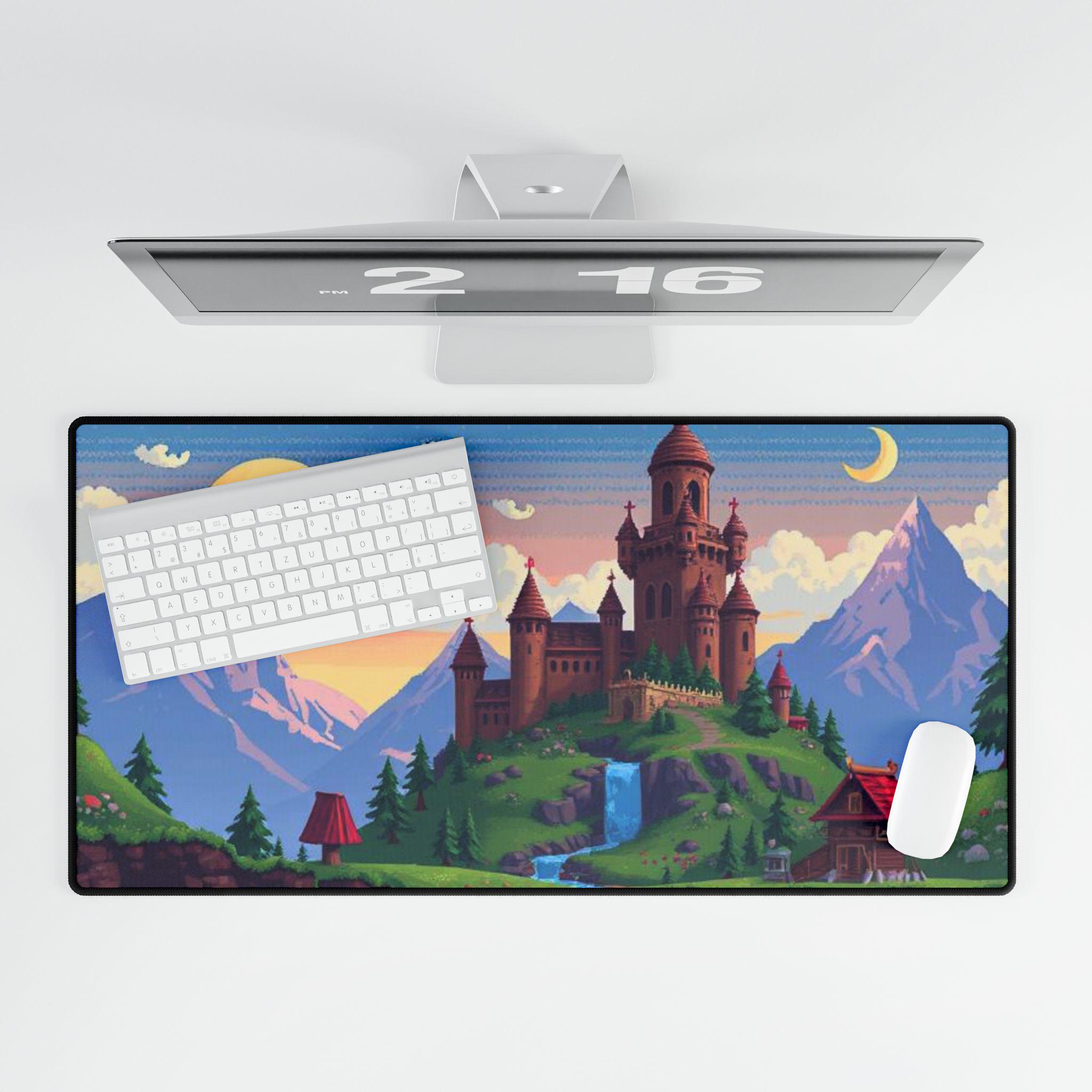 Stardew Vallety Desk Mat, Retro Gaming Desk Mat, Fantasy Adventure Desk ...