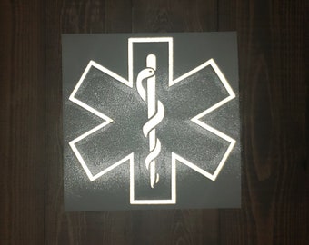 Tactical SWAT Medic Star of Life Reflective or Matte Vinyl Decal ...