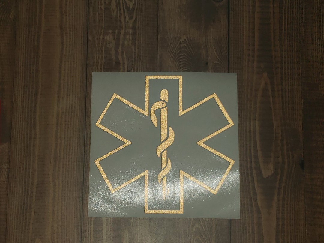 Reflective Star of Life Outline Decals | Black - Etsy