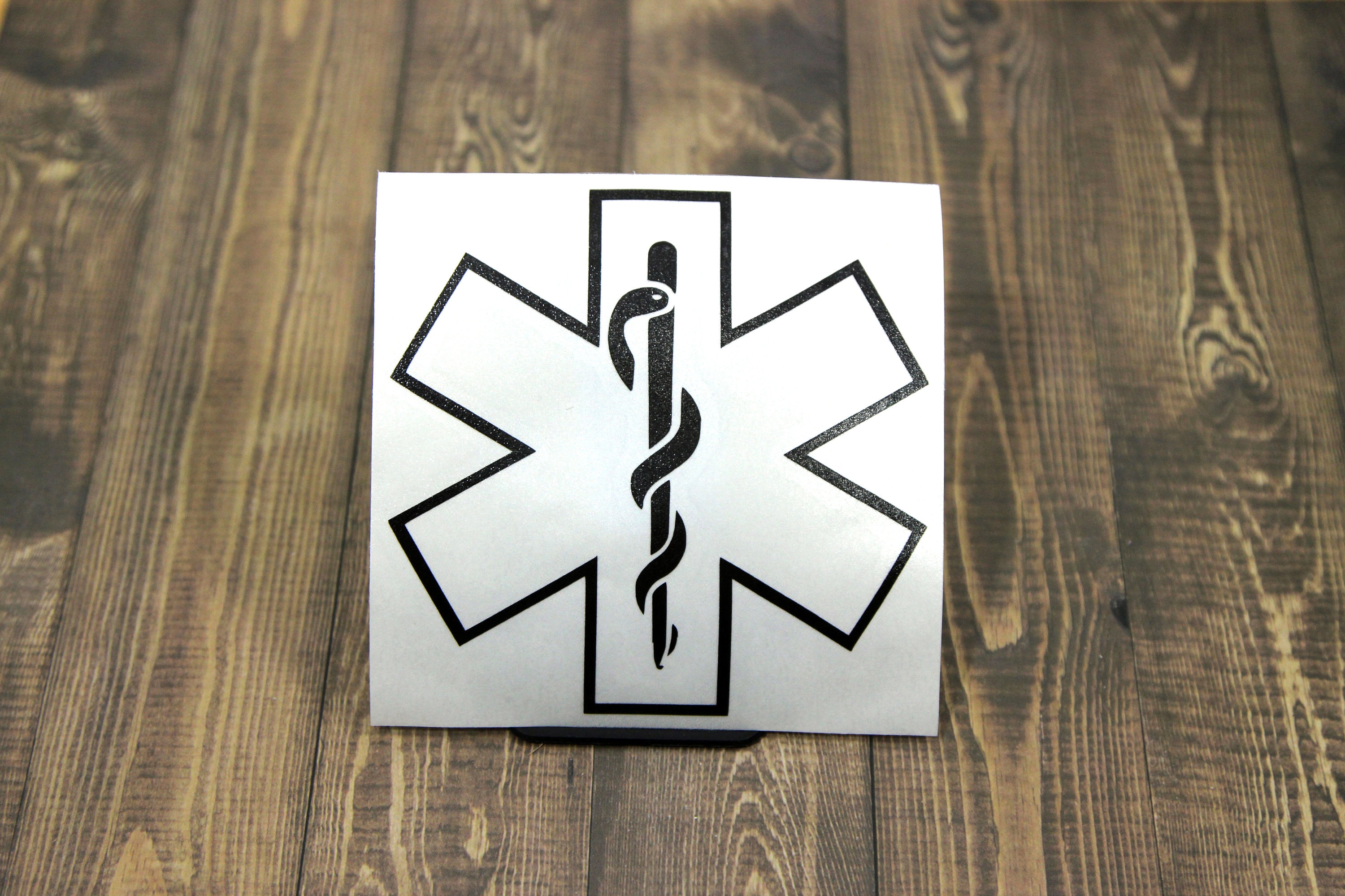 Reflective Star of Life Outline Decals | Black - Etsy