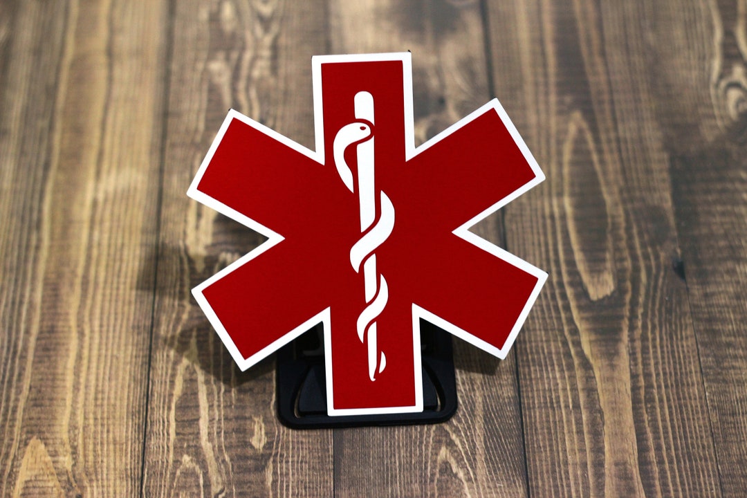Star of Life Decals | Red on White - Etsy