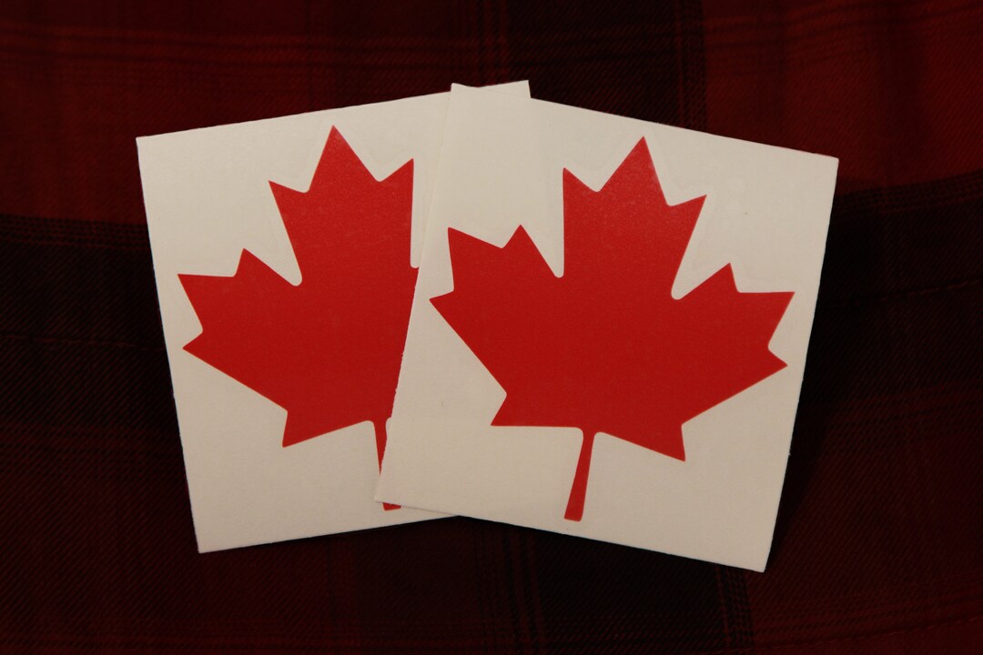 Reflective Canadian Maple Leaf Decals | Multiple Sizes & Colours - Etsy