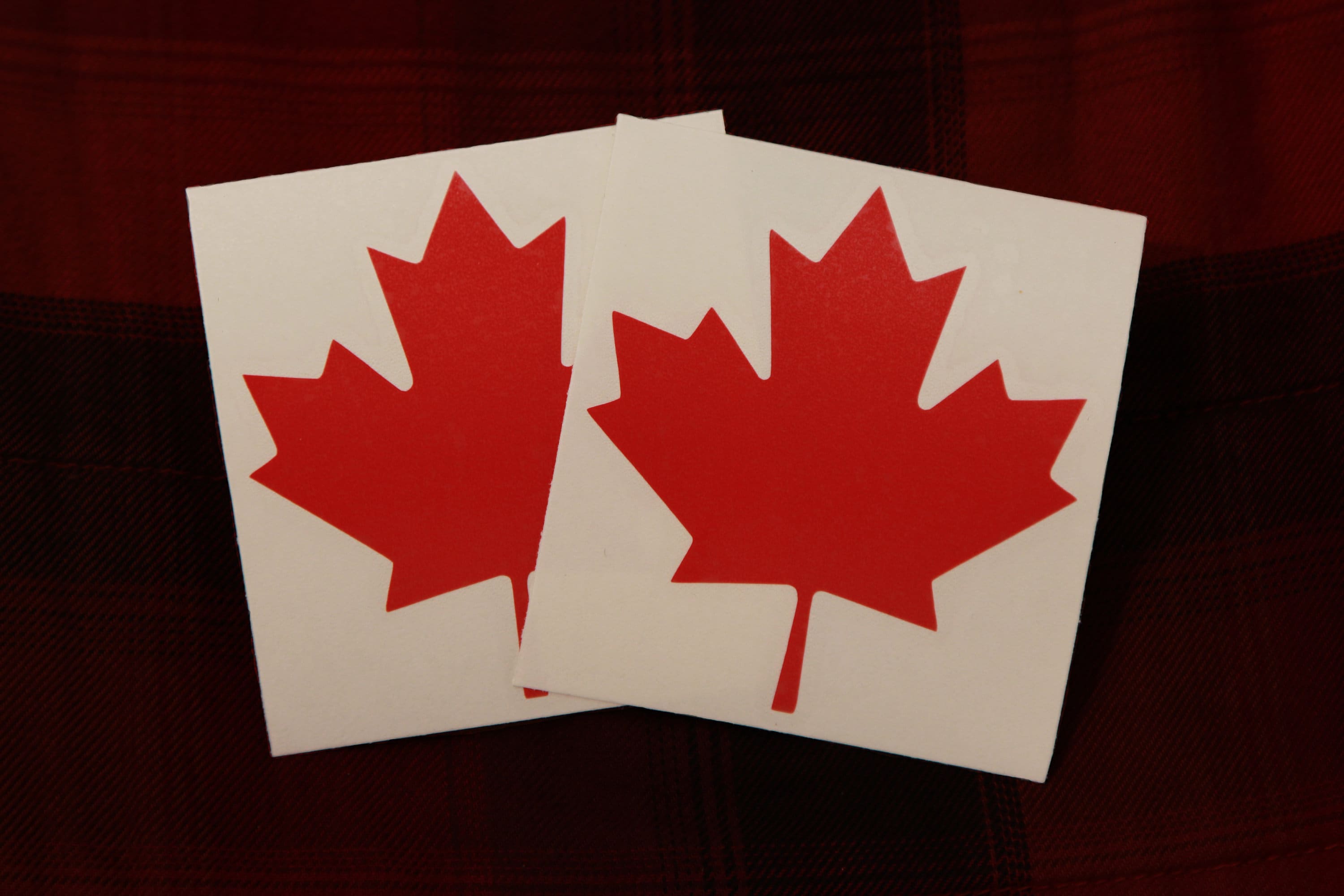 Reflective Canadian Maple Leaf Decals | Multiple Sizes & Colours - Etsy