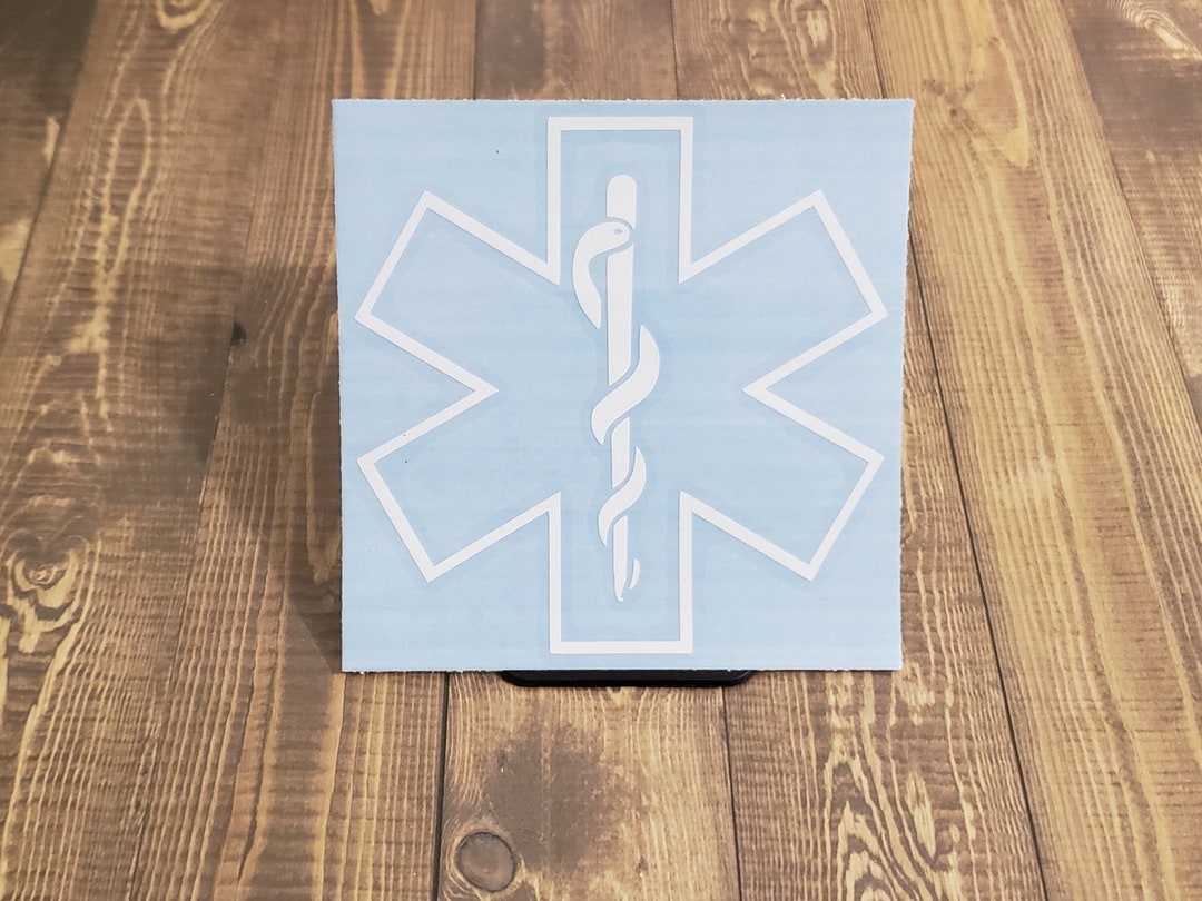 Star of Life Outline Decals | White - Etsy