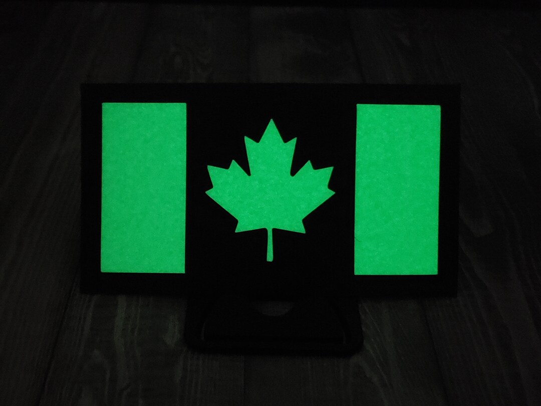 Glow in the Dark Canadian Flag Decals | Multiple Sizes - Etsy