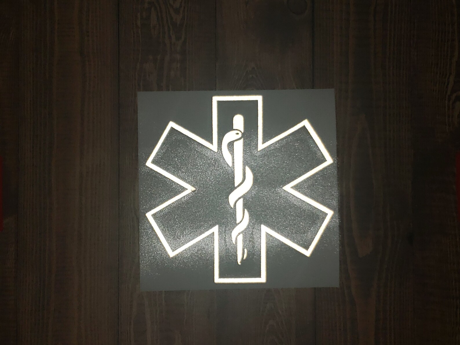 Reflective Star of Life Outline Decals | White - Etsy