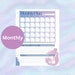 Mermaid Planner, Daily Planner, Weekly Planner, Monthly Planner ...