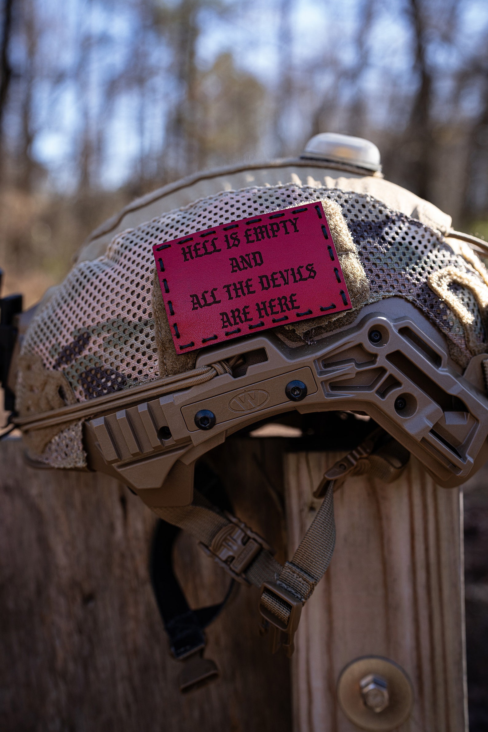 Leather Patch | Hell is Empty Patch | Morale Patch | Military | Airsoft ...