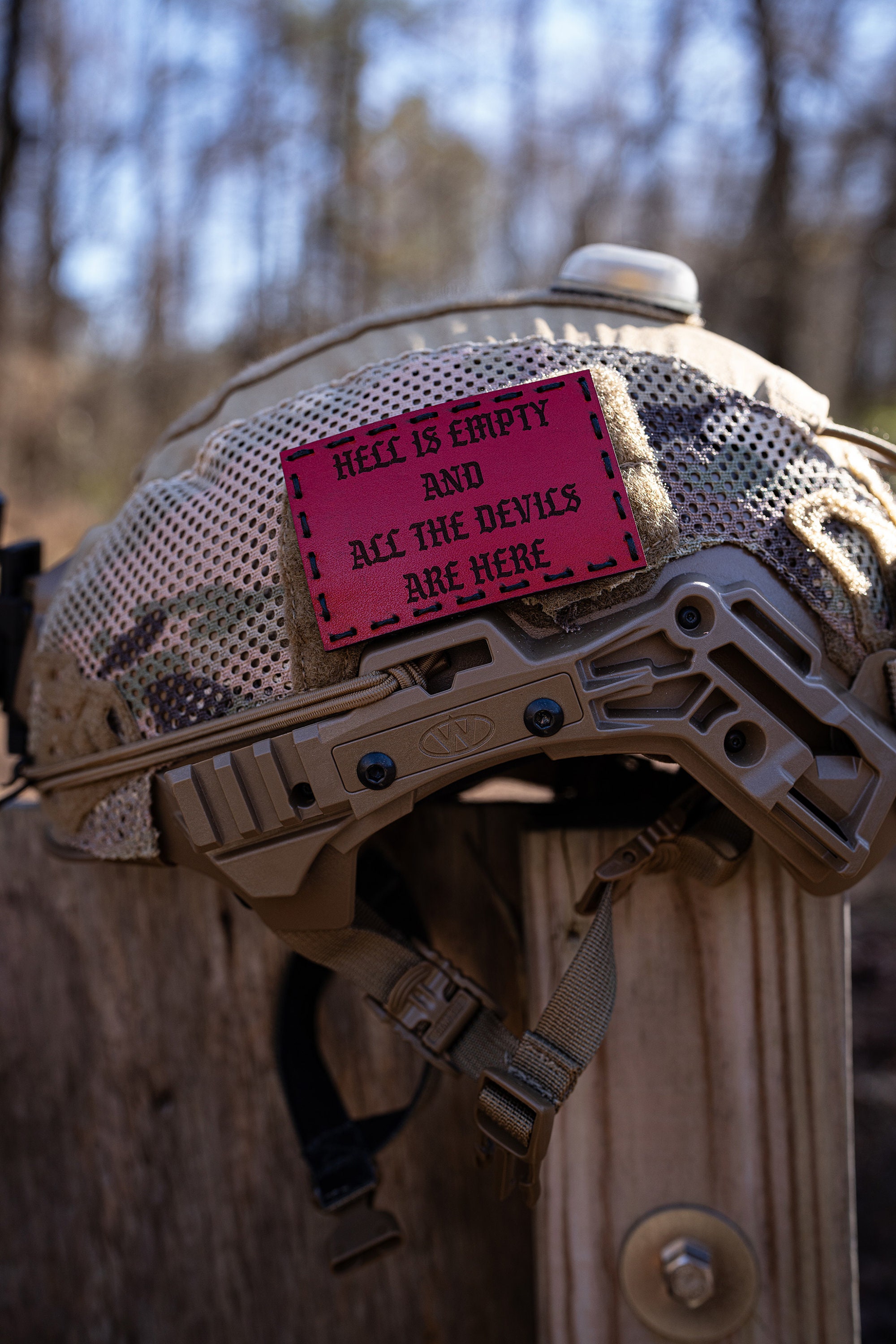 Leather Patch | Hell is Empty Patch | Morale Patch | Military | Airsoft ...