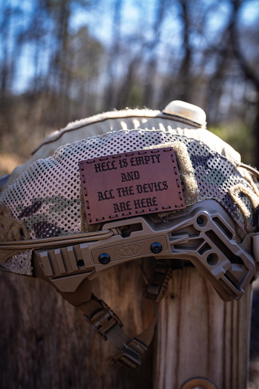 Leather Patch | Hell is Empty Patch | Morale Patch | Military | Airsoft ...