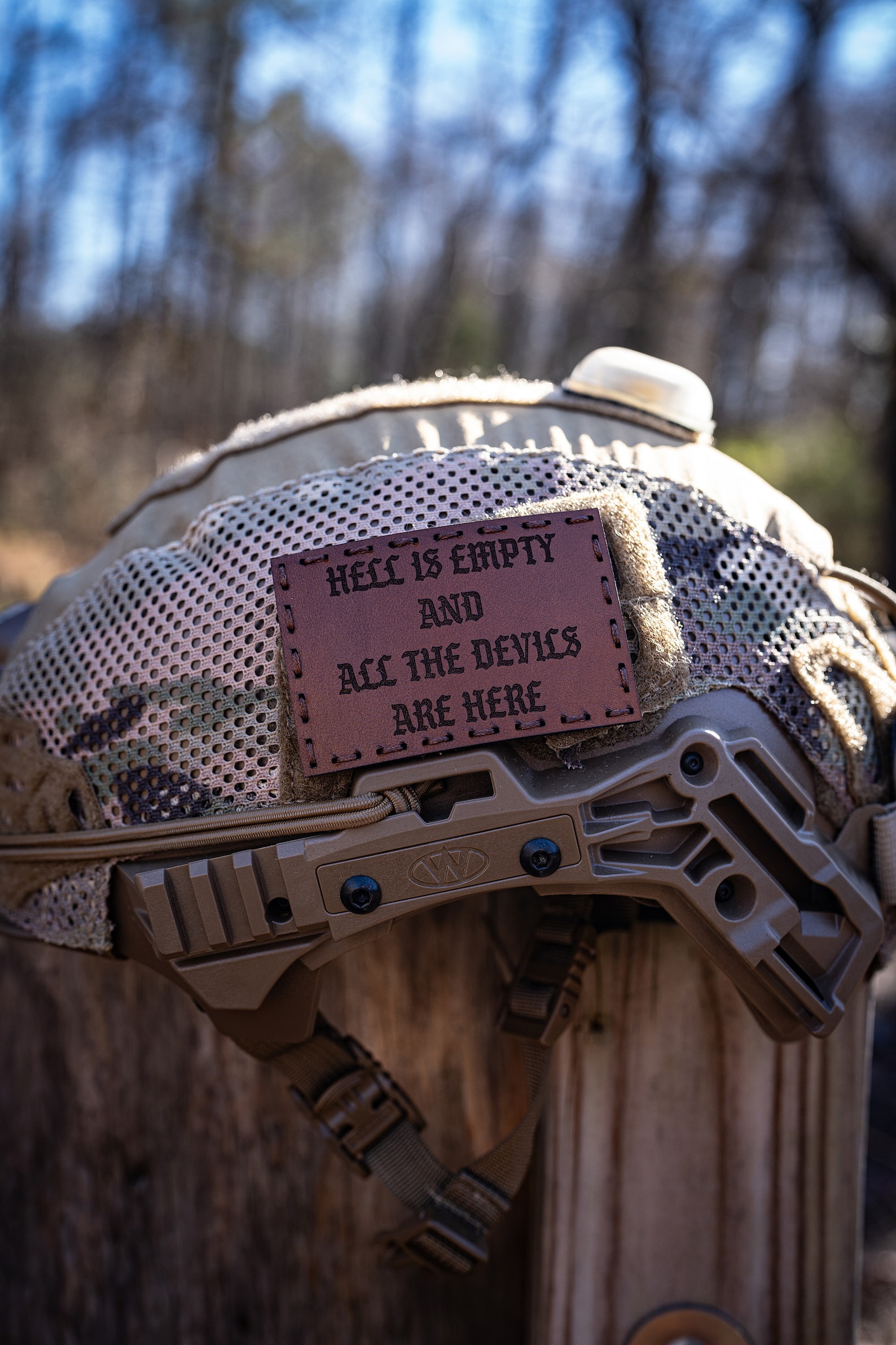 Leather Patch | Hell is Empty Patch | Morale Patch | Military | Airsoft ...