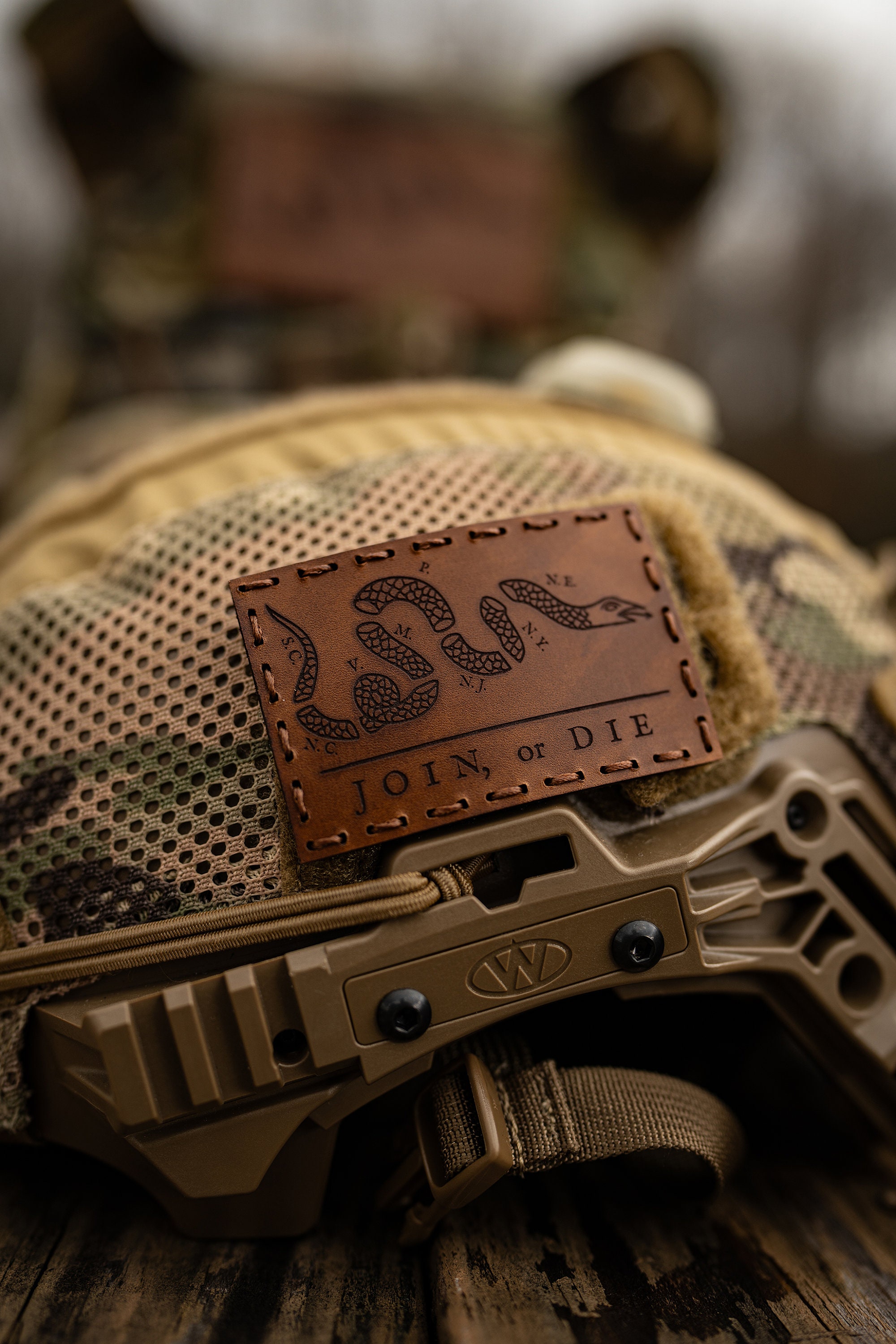 Leather Patch | Join or Die Patch | Morale Patch | Military | Airsoft ...