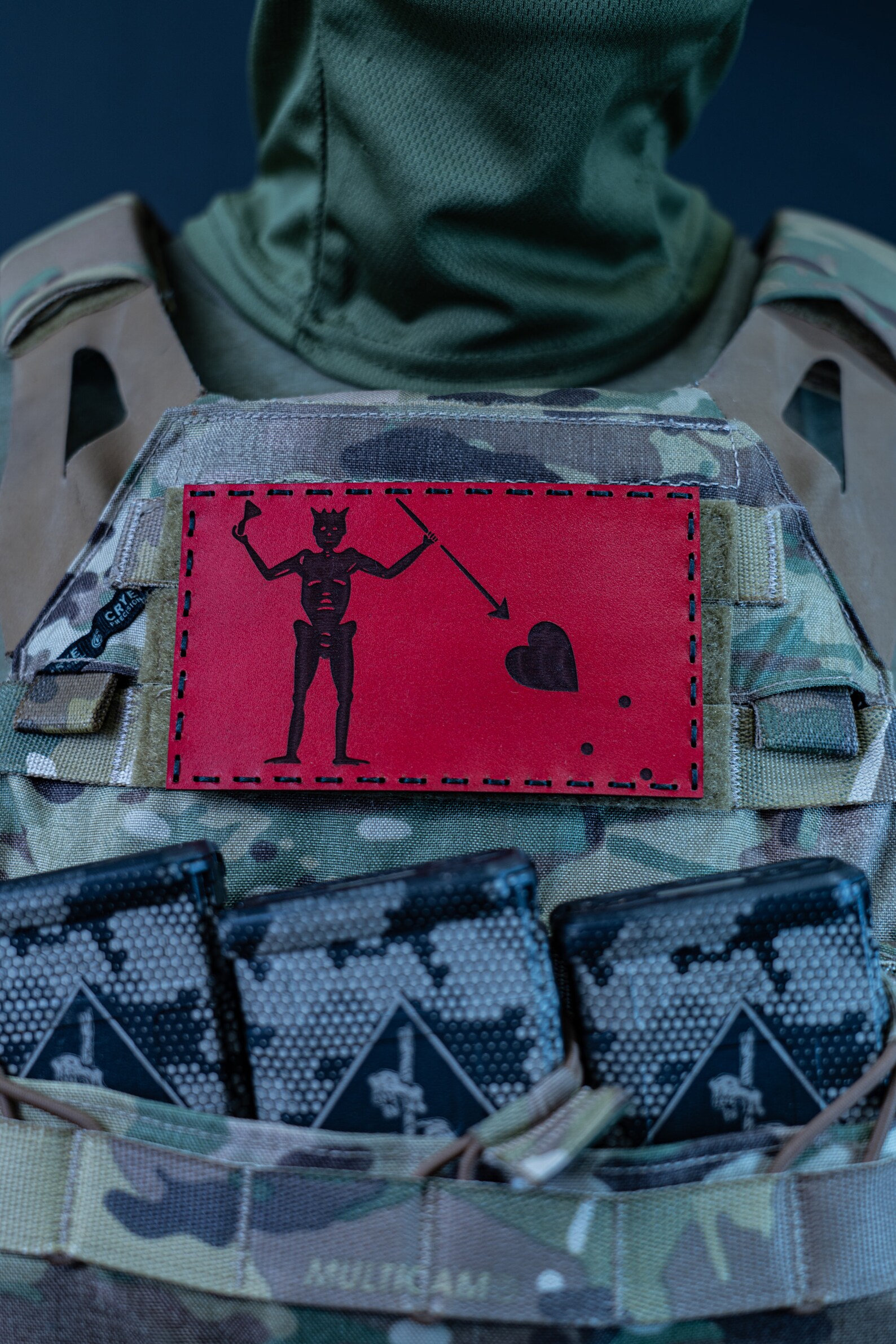 Leather Patch | Blackbeard Flag Patch | Morale Patch | Pirate Patch ...