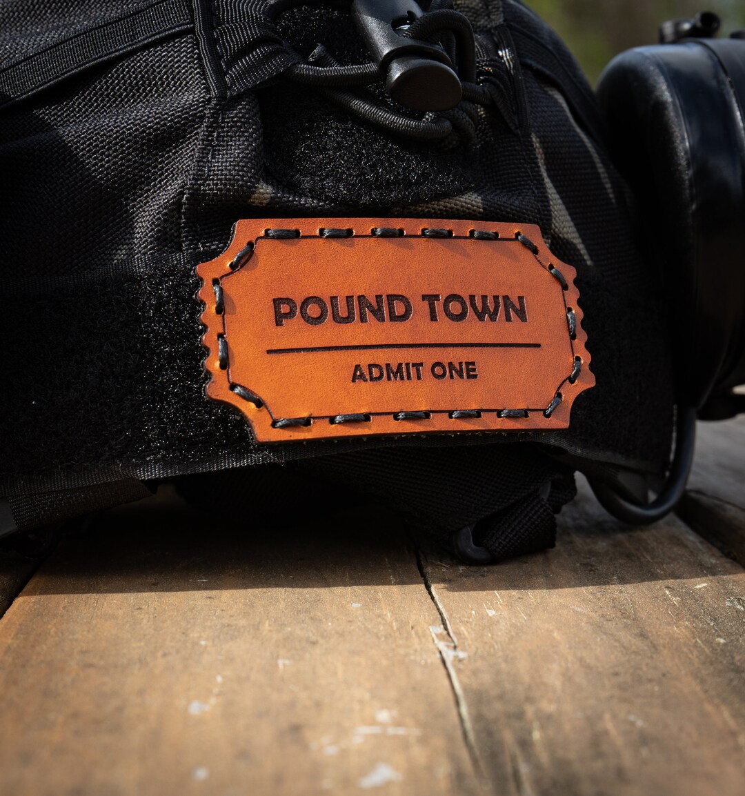Leather Patch | Ticket to Pound Town | Morale Patch | Military ...